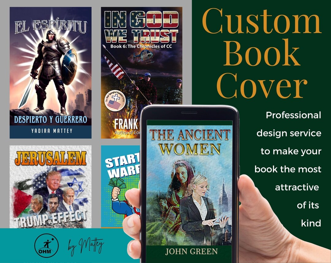 Custom Book Cover Design Services Kindle Custom Cover Design - Etsy