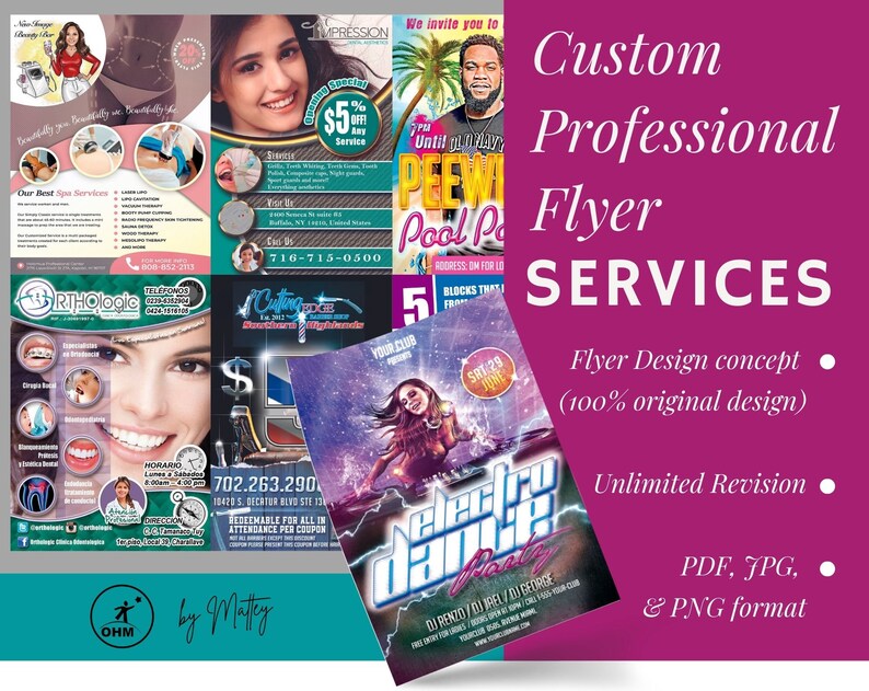 SERVICES FLYER DESIGN , Graphic Design Services, Custom Flyer Design ...