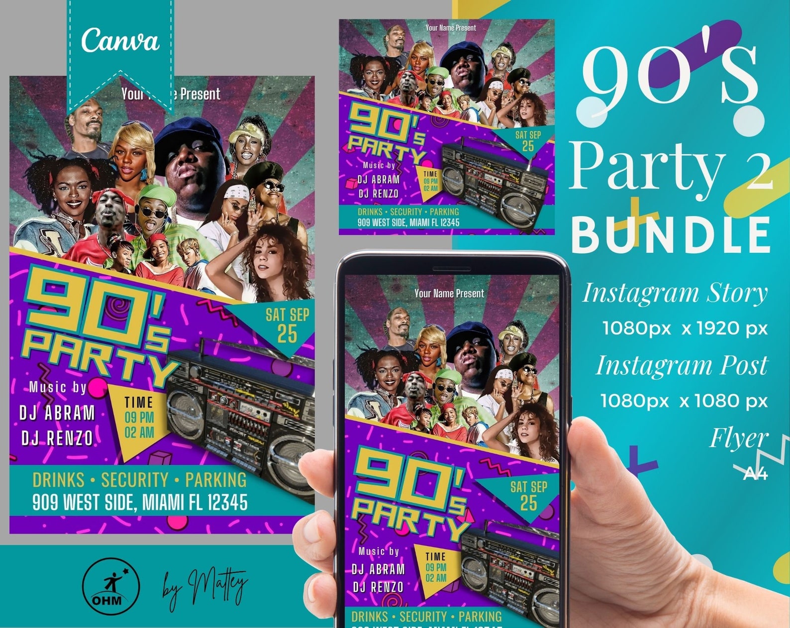 90s Party Invitation, Editable 90s Birthday Invitation,90s Invitations ...