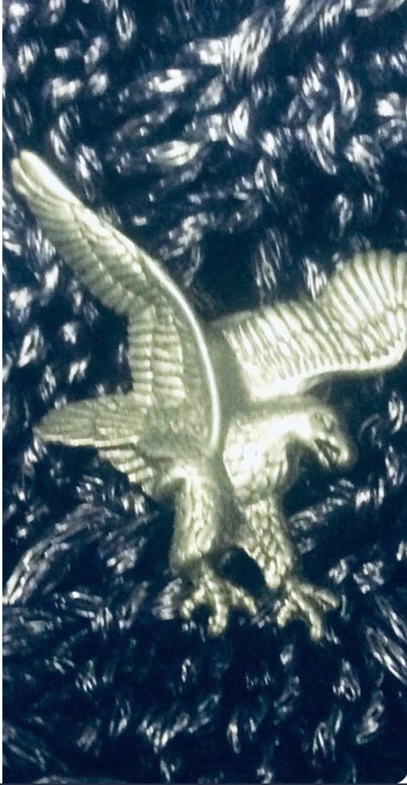 vintage men eagle pin - Gem