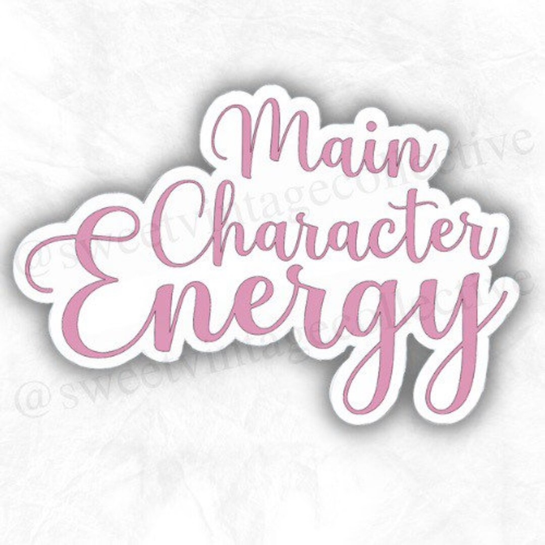 Main Character Energy, Sticker, Writer, Typewriter, Romance, Reader ...