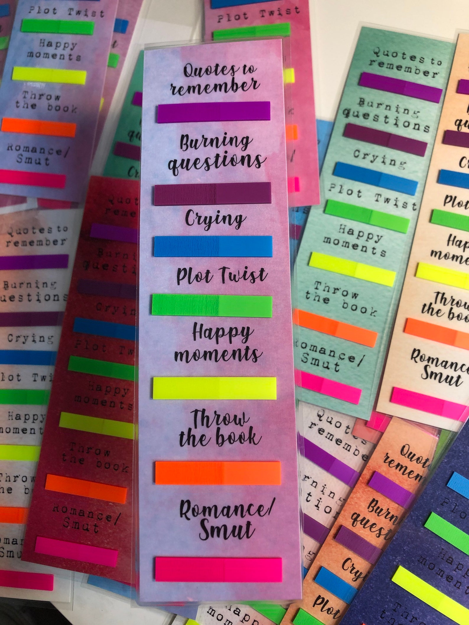 Annotating Bookmark Book Tok Bookish Annotate Book - Etsy