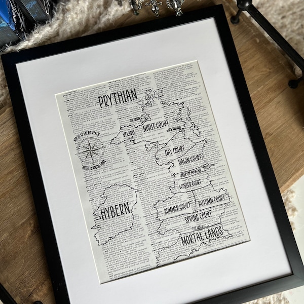 Map of Prythian - Etsy