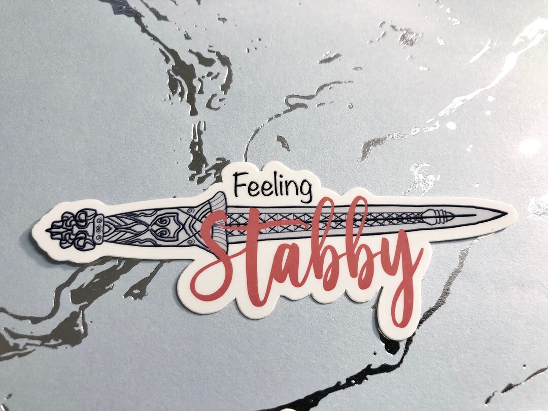 From Blood and Ash, Poppy’s Dagger, Feeling Stabby Sticker, FBAA ...