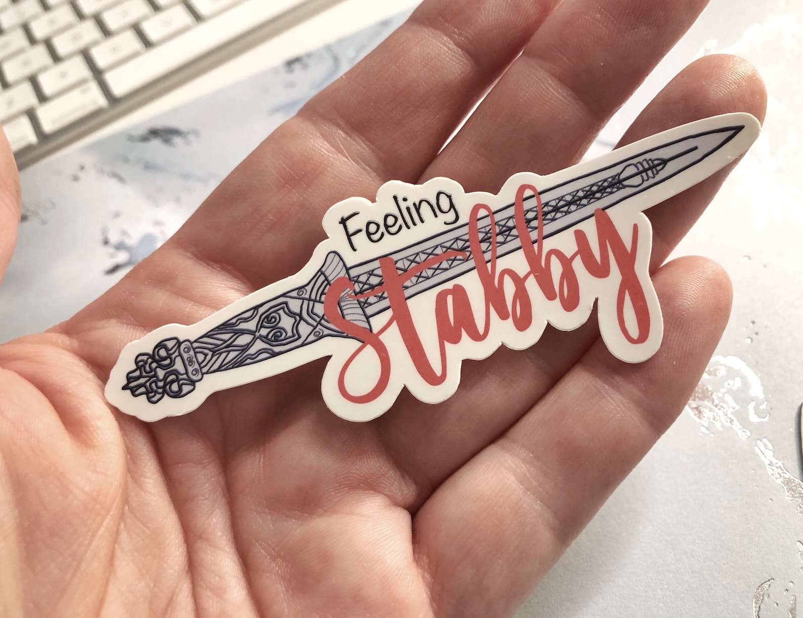 From Blood and Ash, Poppy’s Dagger, Feeling Stabby Sticker, FBAA ...