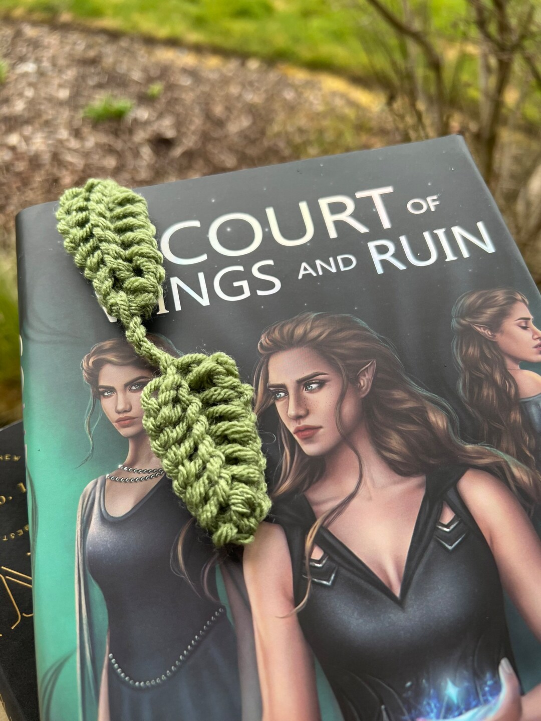 Boho, Crochet, Handmade Leaf Bookmark, Plant, ACOTAR, Song of Achilles ...