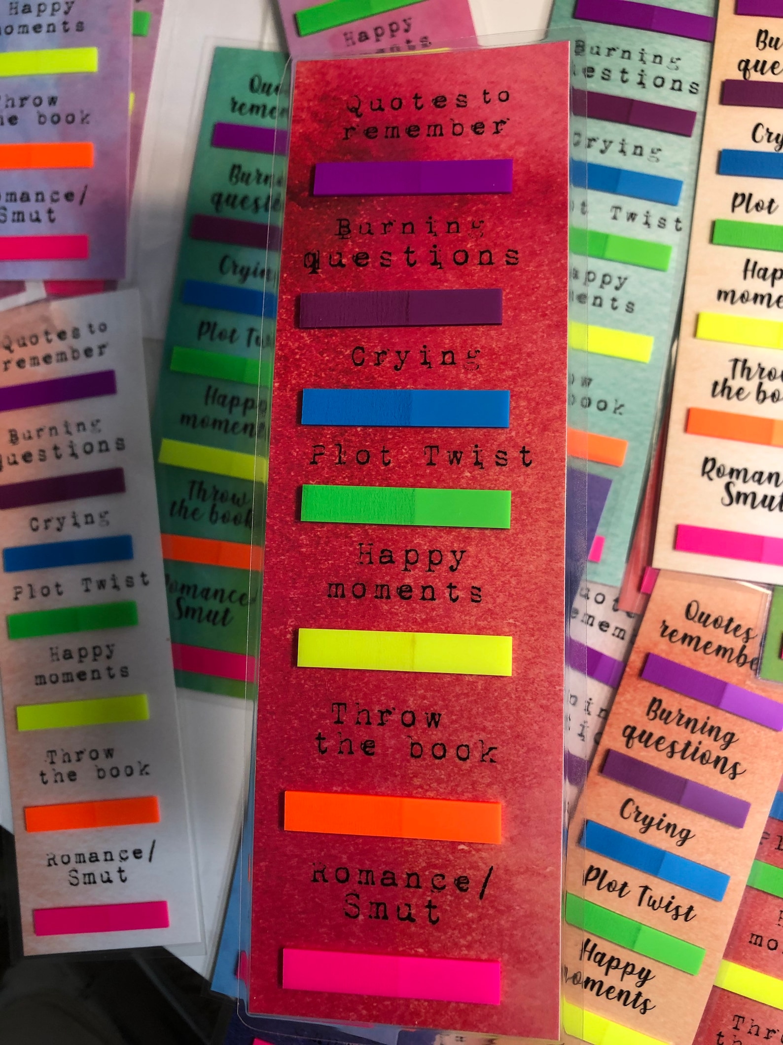 Annotating Bookmark Book Tok Bookish Annotate Book - Etsy