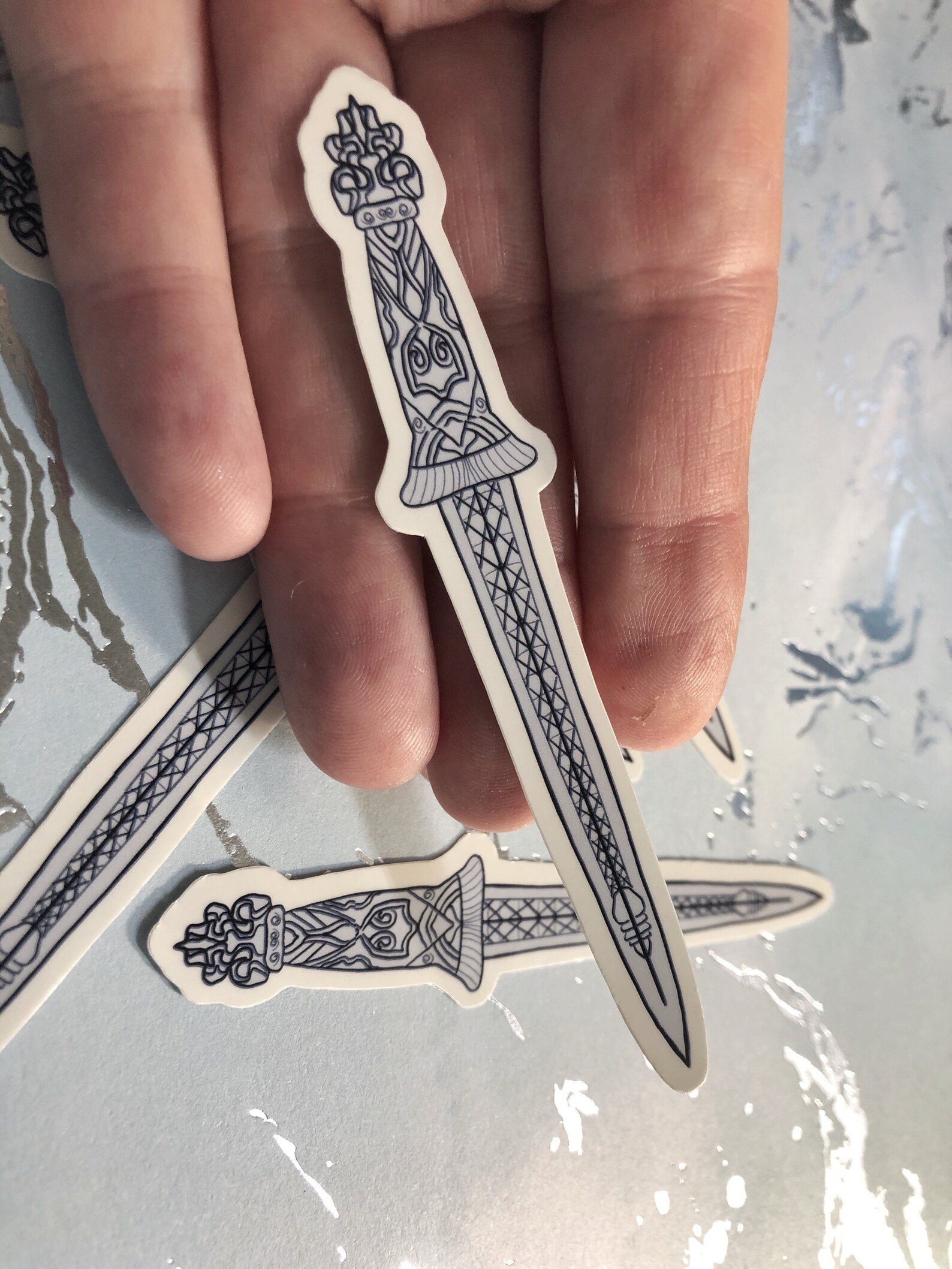 From Blood and Ash Poppys Dagger Feeling Stabby Sticker | Etsy