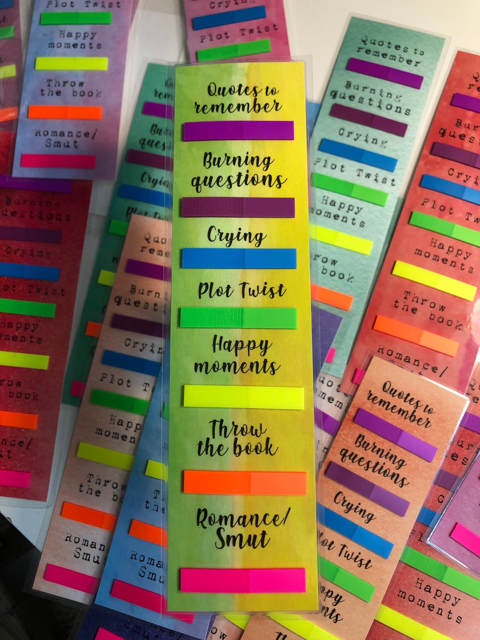 Annotating Bookmark Book Tok Bookish Annotate Book - Etsy