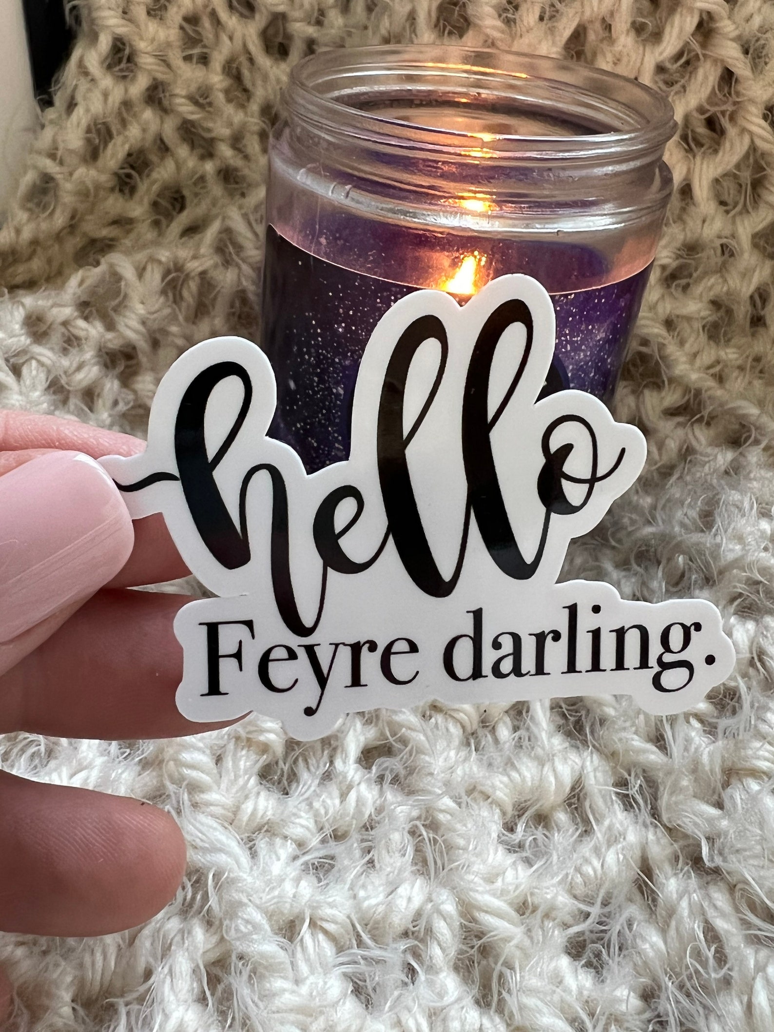 Hello Feyre Darling Feyre ACOTAR Inspired A Court of Thorns - Etsy