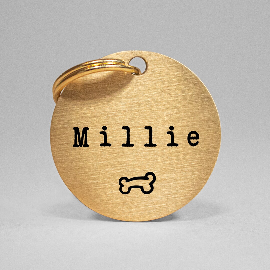 Dog Tag for Dogs, Personalized Custom Dog Collar Tag, Pet ID Tag, Dog ...