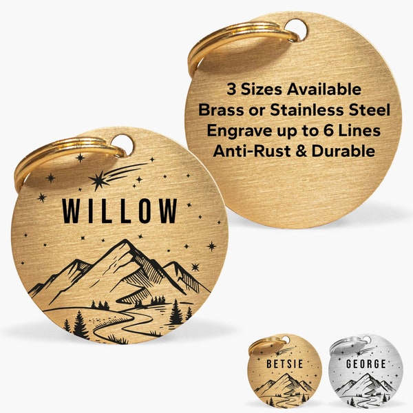 Dog Name Tags - Etsy