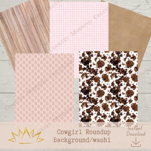 Cowgirl Western Roundup Full Planner Kit,stickers,planner Stickers ...