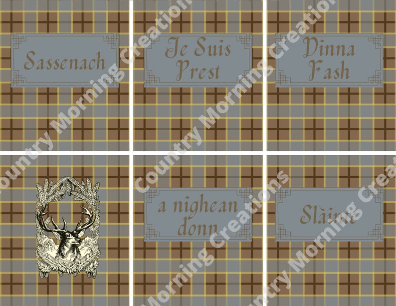 Outlandish Ephemeraoutlander Inspired Ephemera | Etsy