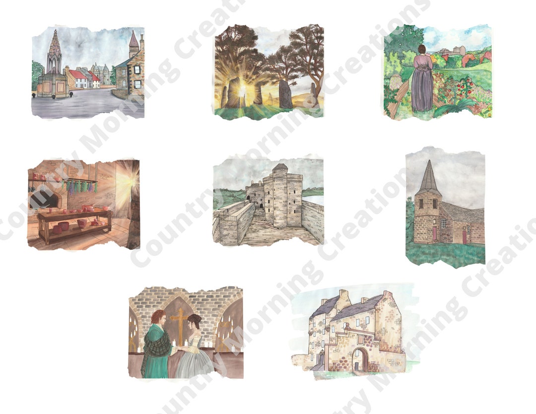 Outlandish Places~outlander Inspired Journal Pages - Etsy