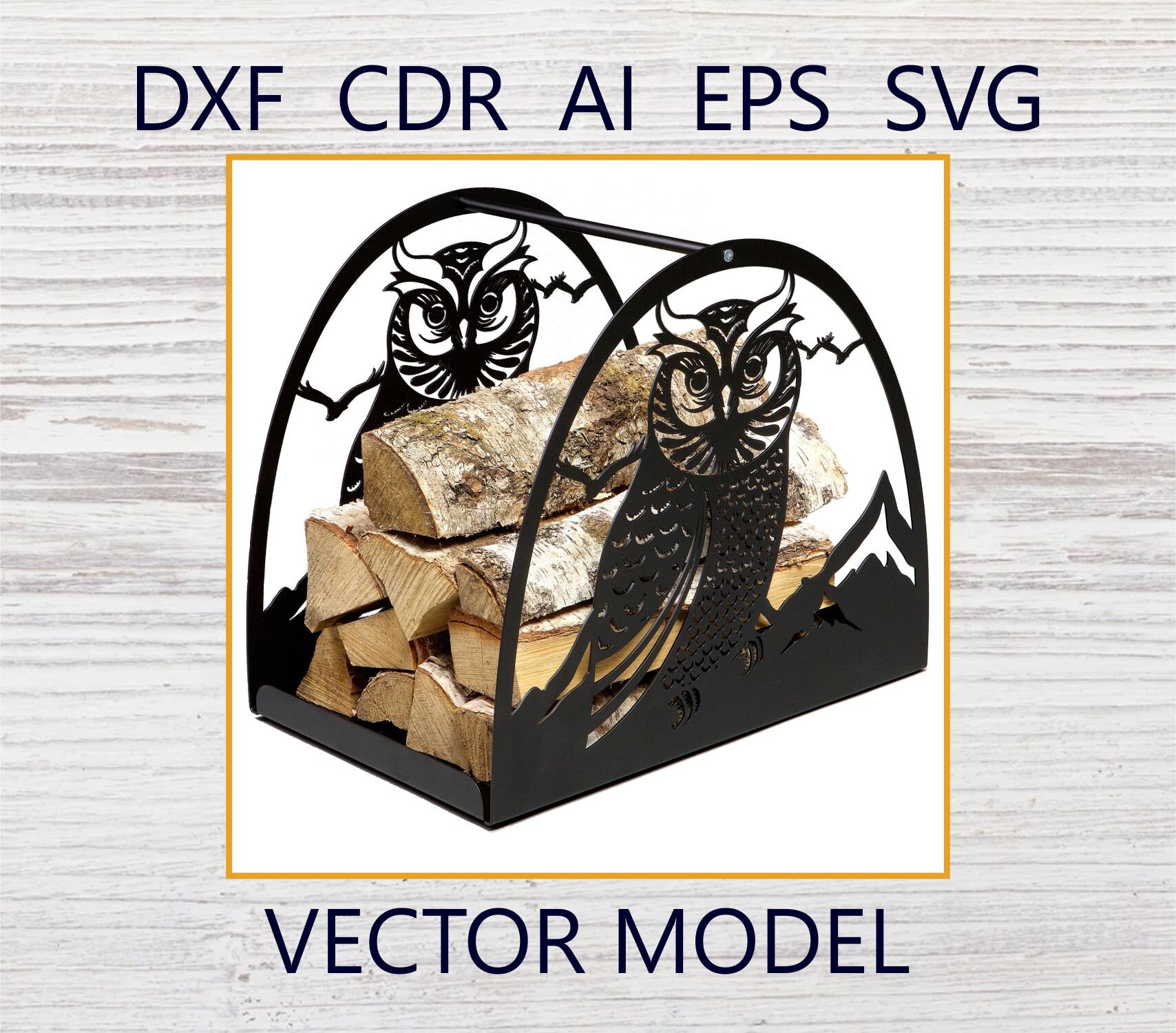 Firewood Stand / Vector Model for CNC - Etsy