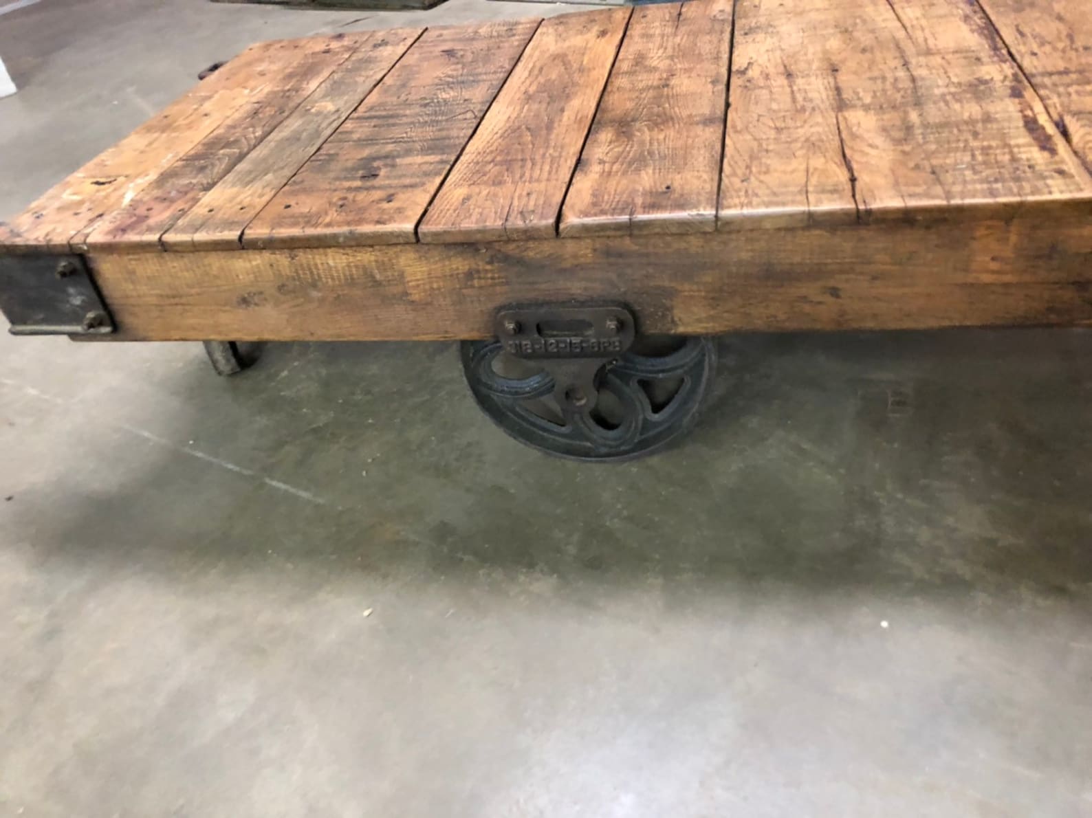 Lineberry Cart Coffee Table / Factory Cart | Etsy
