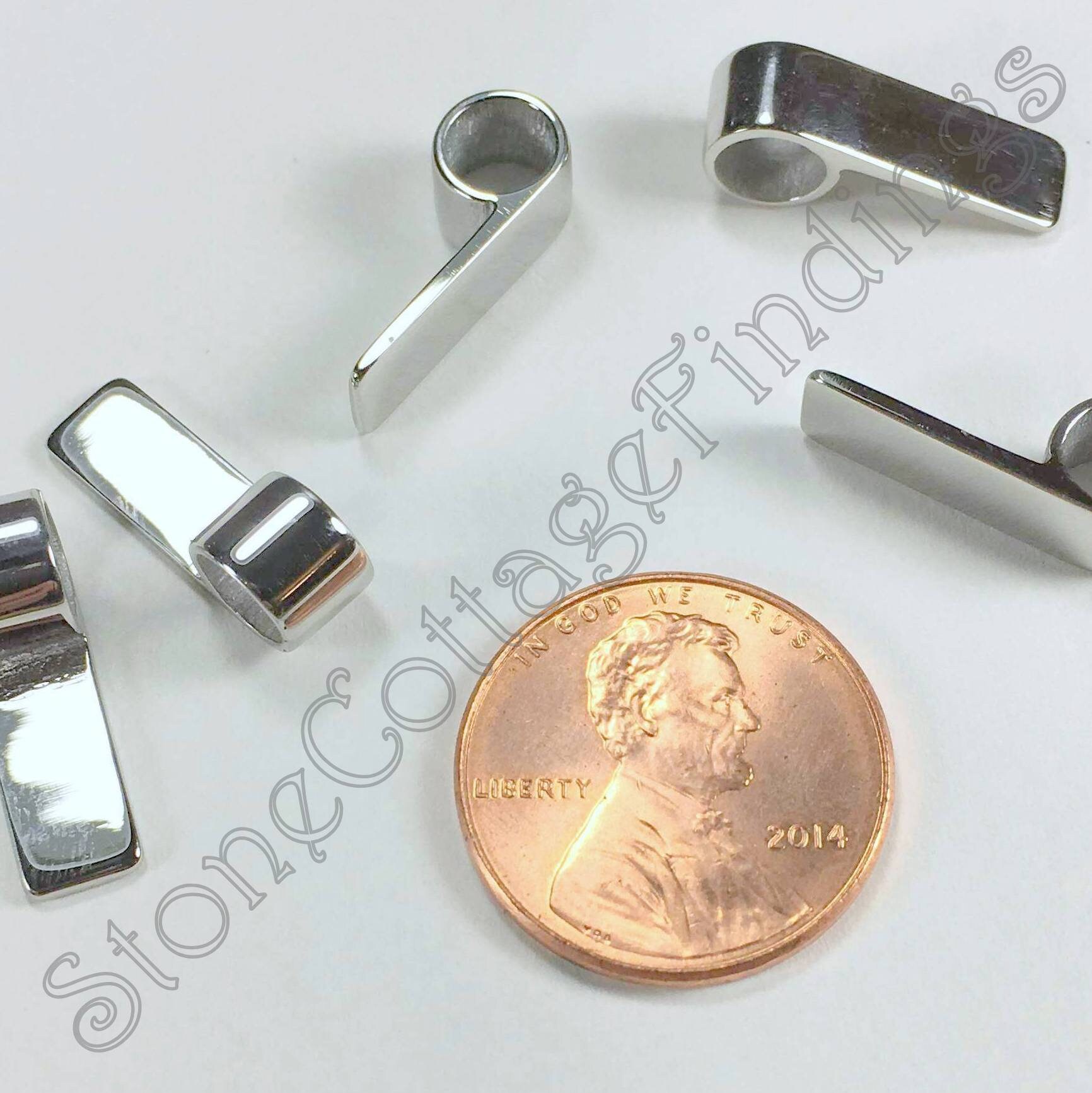 10 Pcs Stainless Steel Bails DIY for Pendants and Necklaces | Etsy