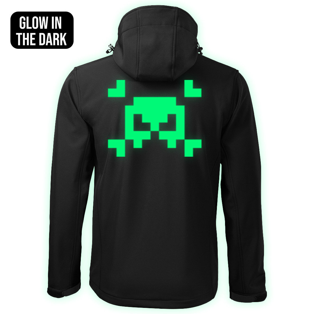 Pixel Death Glow in the Dark Jacket, Rave Jacket, Festival Outfit, Rave ...