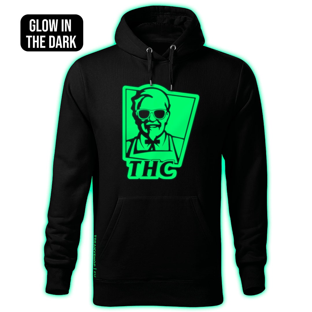 Not KFC...THC Hoodie Funny Weed Smokers Hoodie Pot Bong - Etsy