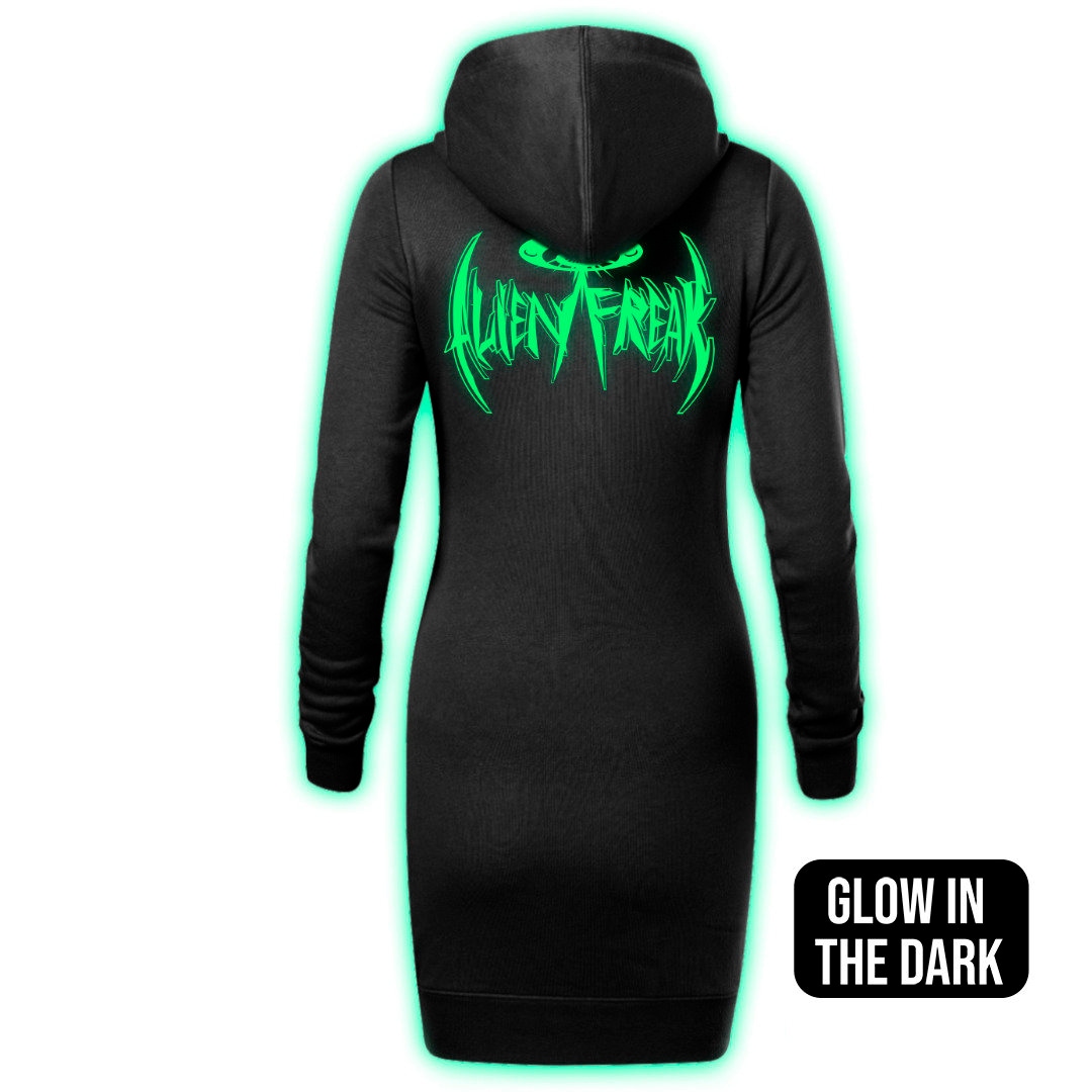 ALIEN FREAK Glow in the Dark / UV Reactive Dresses Psytrance / Rave ...