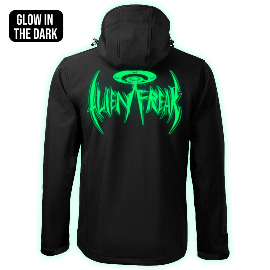 Alien Freak Glow in the Dark Jacket Extra Terrestrial Alien - Etsy