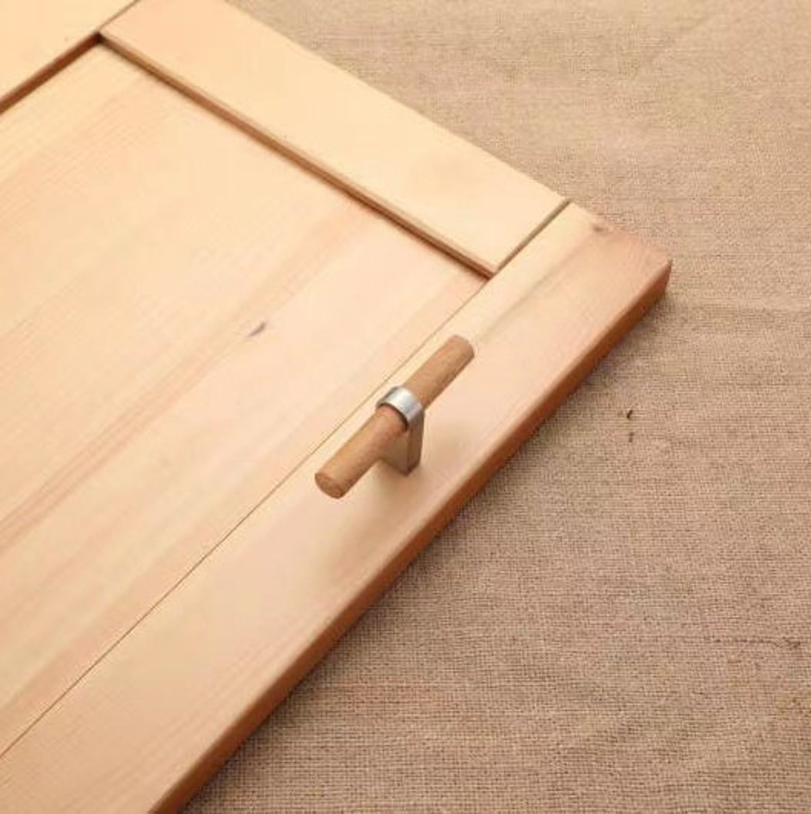 Nature Wood Cabinet Handle Modern Wardrobe Handles - Etsy