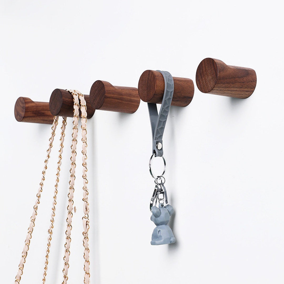 Natural Wood Pulls, Bohemian Kids Room Drawer Pulls, Beech Rustic Door ...