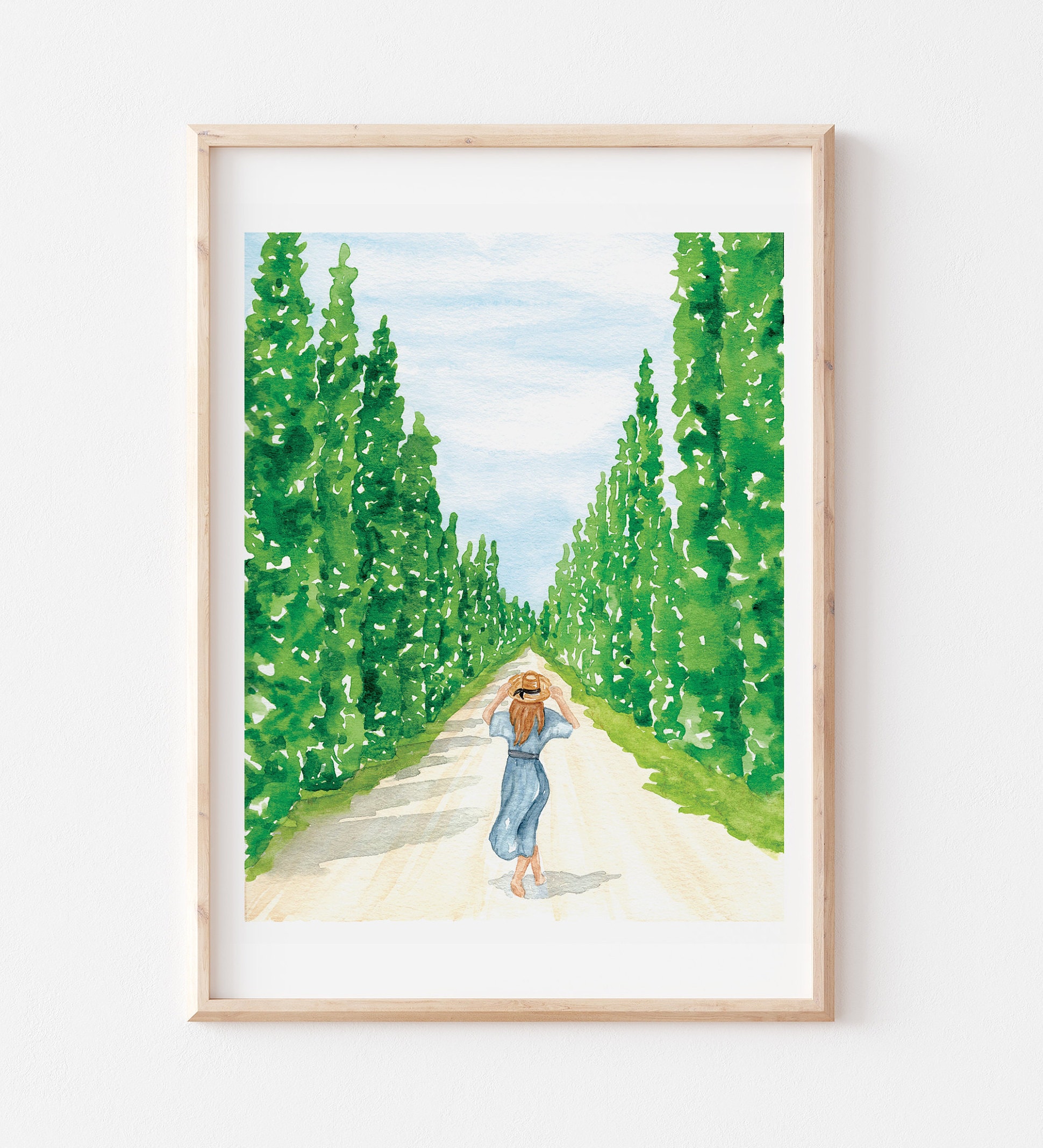 Love Your Journey, Watercolor Art Print, 8 X 10 Print, Painting Wall ...