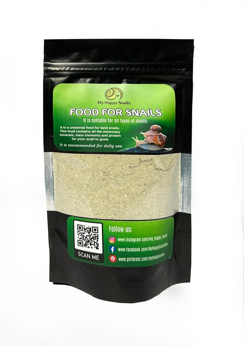 Land Snail Food With Calcium Vitamins & Minerals | Giant African Land ...