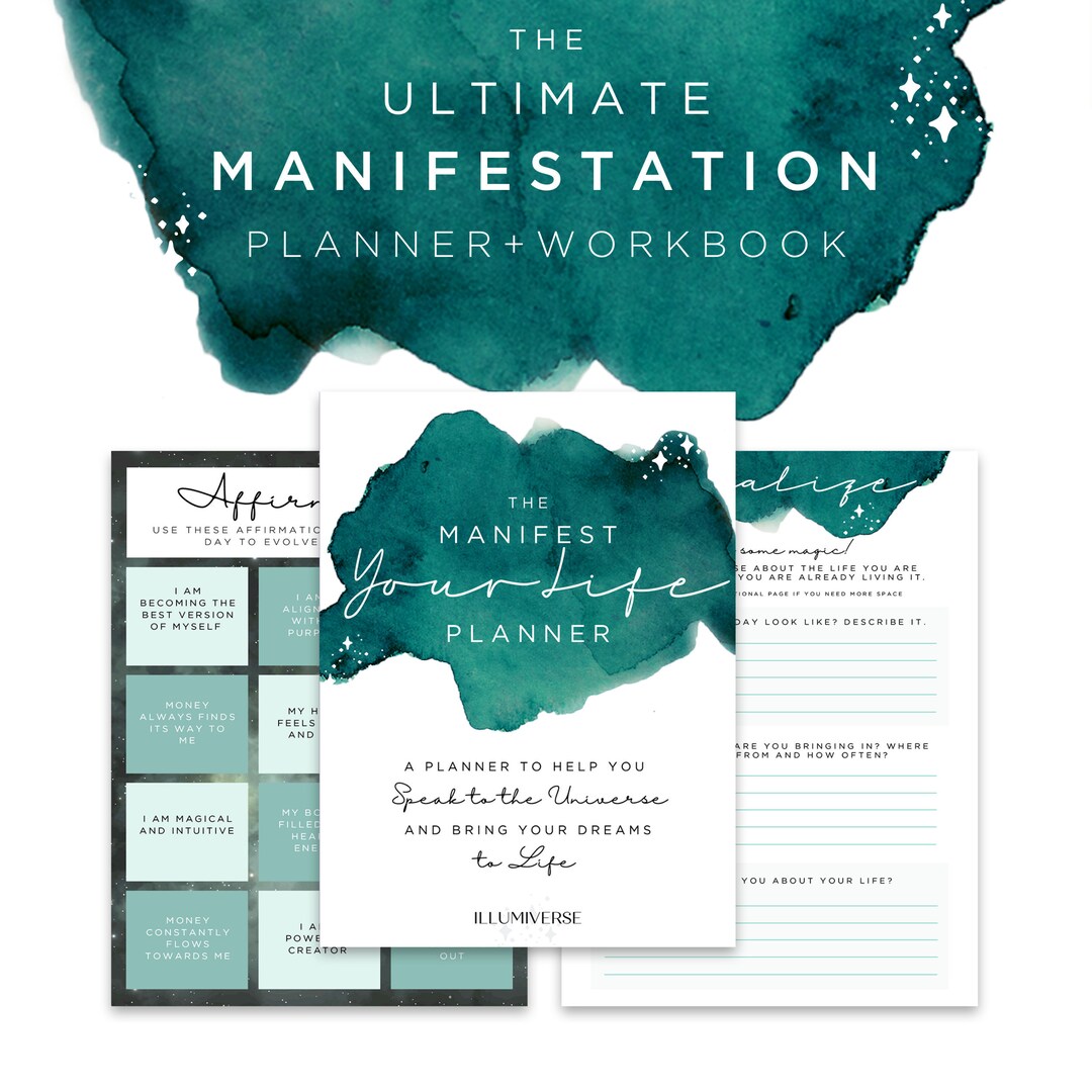 Buy The Manifest Your Life Ultimate Manifestation Printable Planner and ...