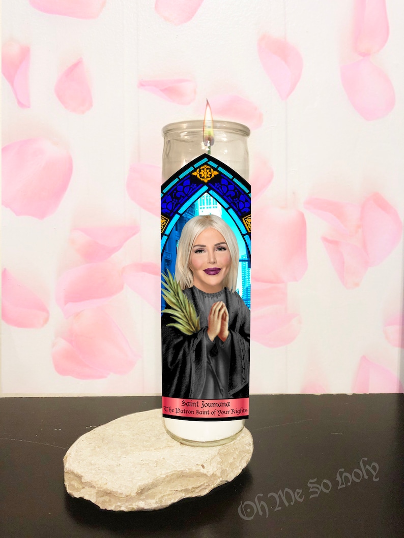 Detroit Attorney Saint Joumana Your Rights Prayer Candle - Etsy