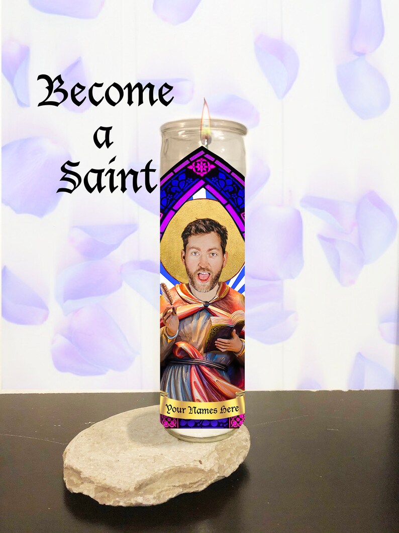 Saint Candle Template