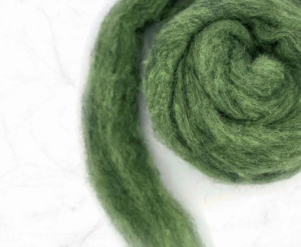 Needle Felting Wool Roving Spinning Fiber Mixed Color Roving Wool ...