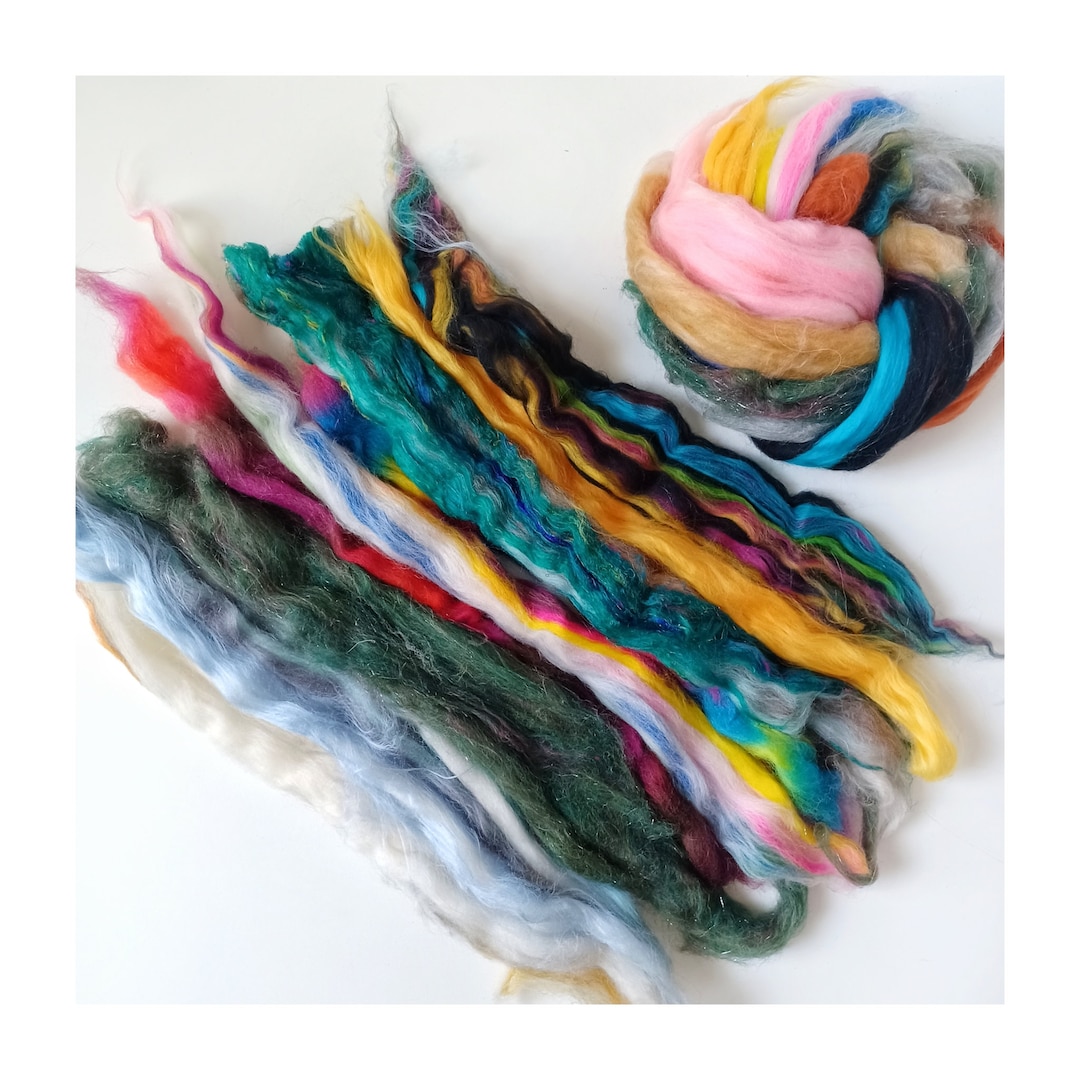 Blended Wool Scraps Waste Wool Mill Ends Roving Mixed Merino Wool ...