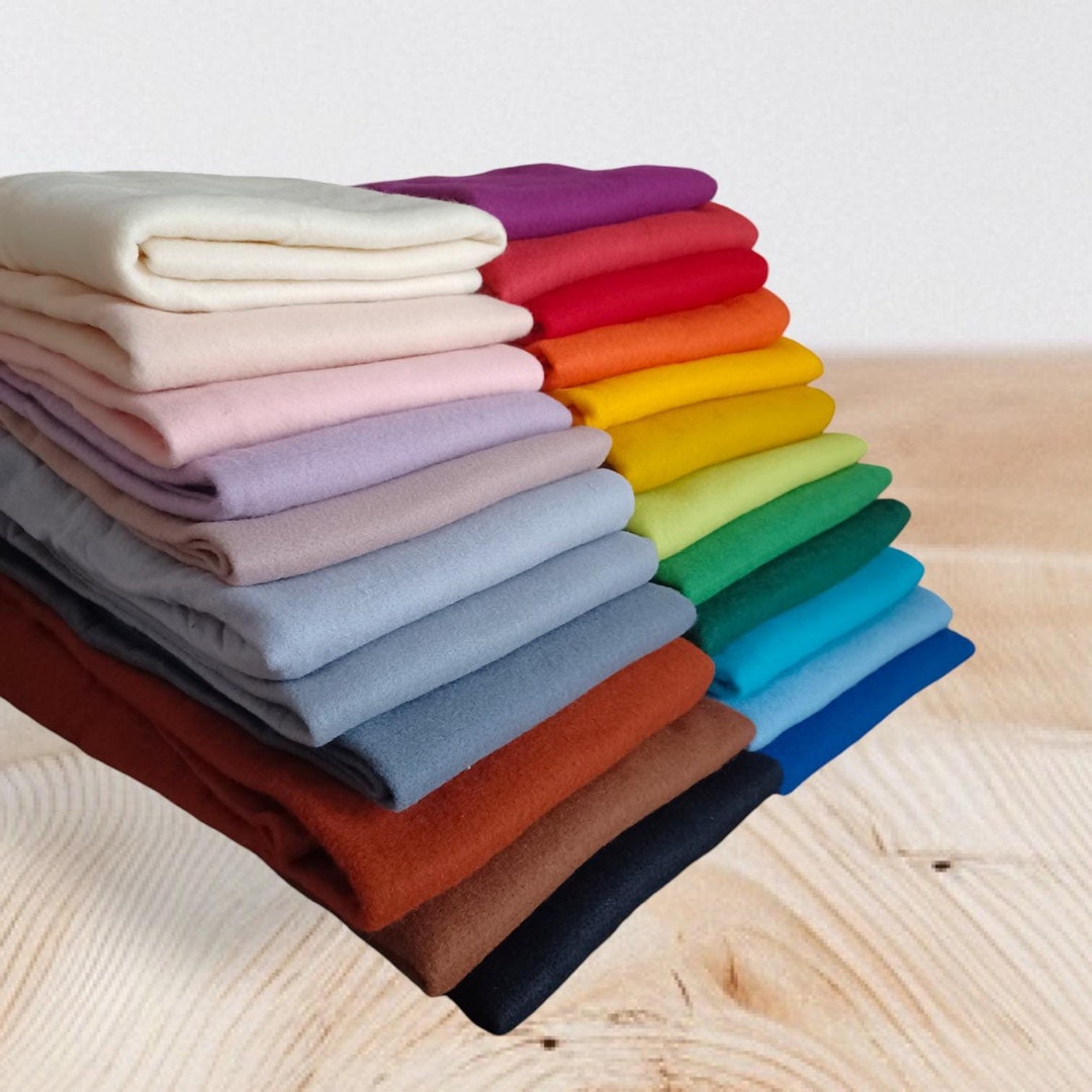 Merino Prefelt 20'' 21 Mic Wool Prefelted Sheets Small and Large Pre ...