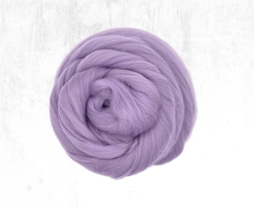 Fine Wool Roving 18 Mic Extra-fine Merino Wool Roving Wool for Spinning ...