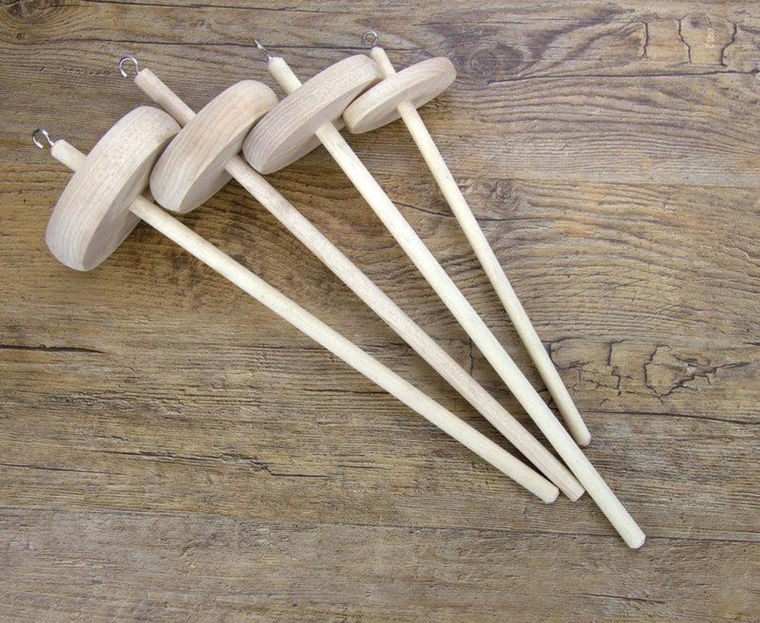 Wooden Drop Spindles for Spinning Yarn 60 G Hand Spinning Spindle for ...