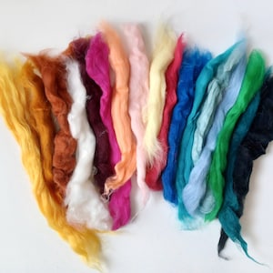 Blended Wool Scraps Waste Wool Mill Ends Roving Mixed Merino Wool ...