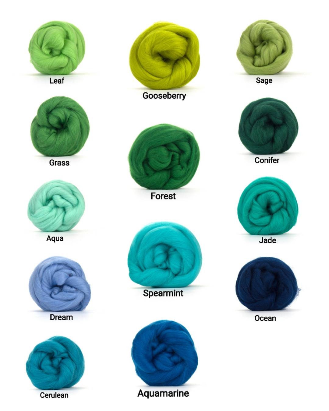 Merino Wool Roving 0.5 Oz, 1 Oz Merino Felting Wool Spinning Fiber ...