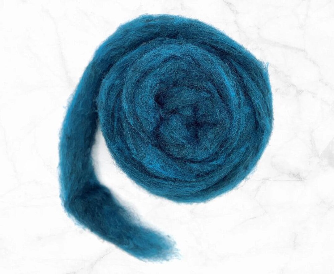 Wool Roving Blend Needle Felting Wool Carded Wool Spinning Fiber Mixed ...