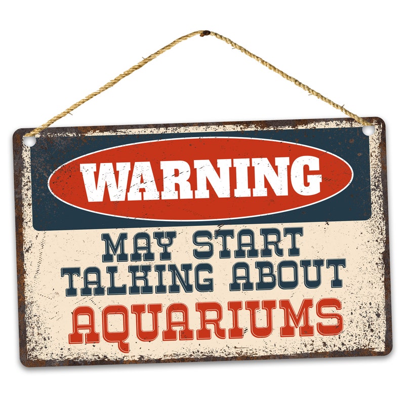 Aquarium Warning Sign - Etsy