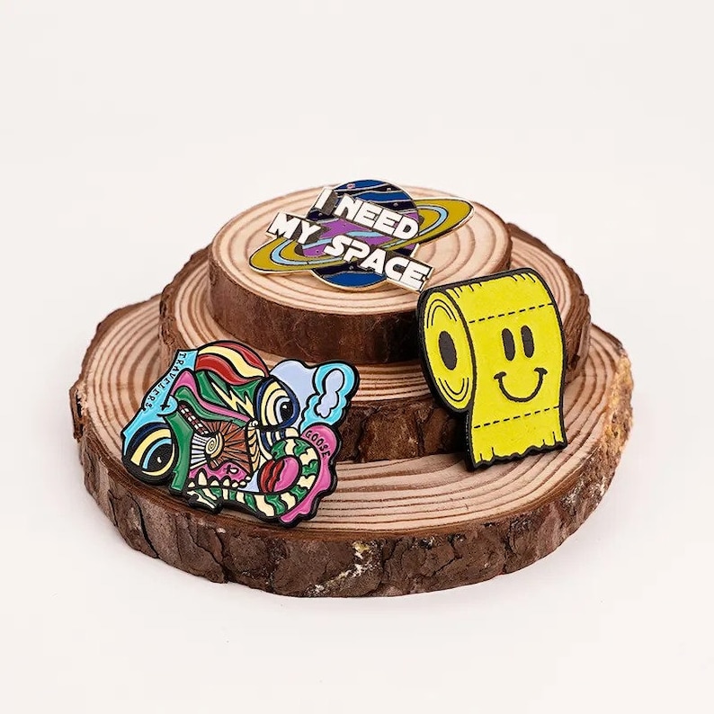 Custom Soft Enamel Lapel Pin - Personalized Enamel Brooch With Your Own ...