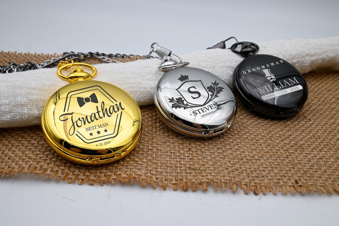 Personalised Pocket Watch, Custom Pocket Watch, Engraved Pocket Watch ...