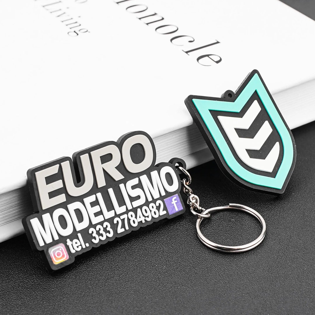 Custom Rubber Silicone Keychains - Personalized 3D PVC Soft Keychains ...