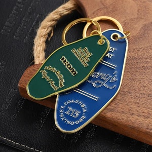 Custom Motel Keychains From 50pcs - Personalized Hotel Keychains ...