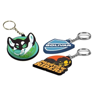 Custom Rubber Silicone Keychains - Personalized 3D PVC Soft Keychains ...