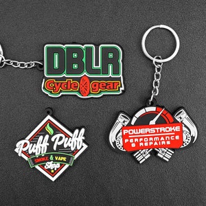 Custom Rubber Keychains - Personalized 3D PVC Soft Keychains ...