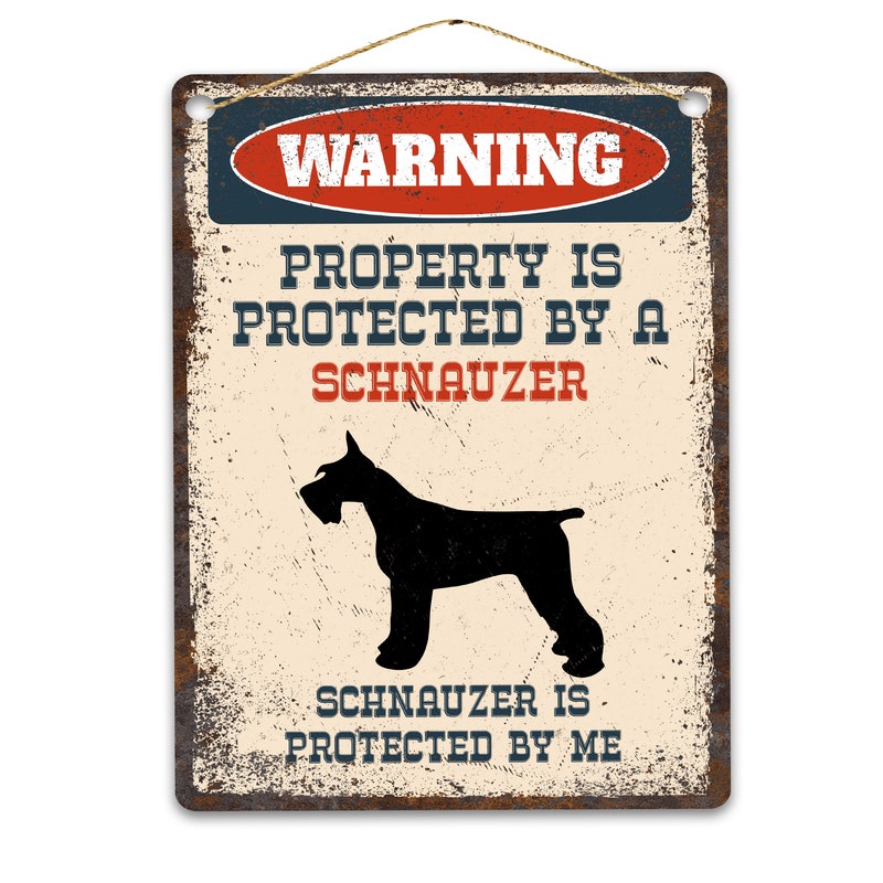 Schnauzer Sign - Etsy