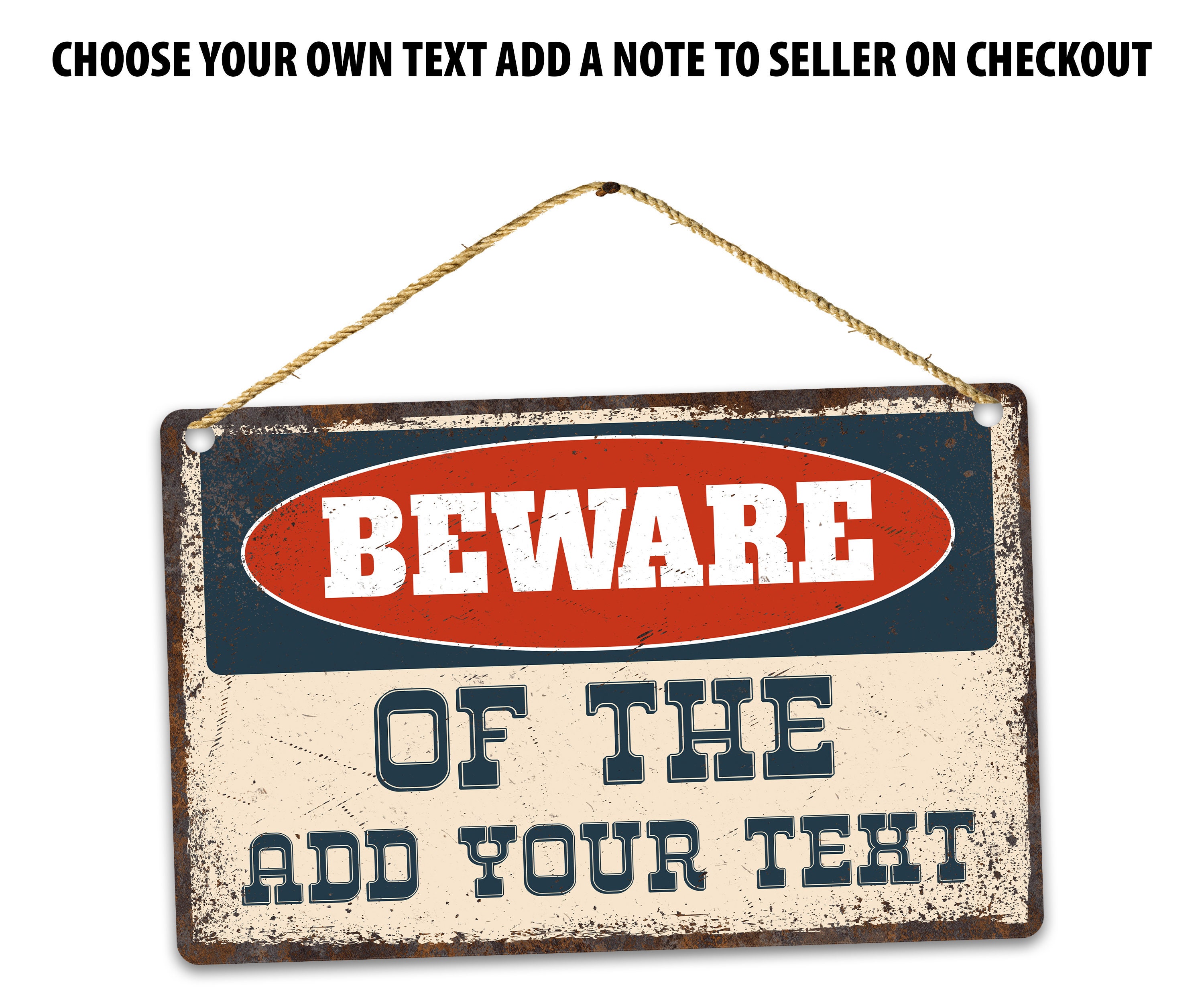 Funny Beware of Squirrel Metal Sign Rustic Retro Weathered - Etsy